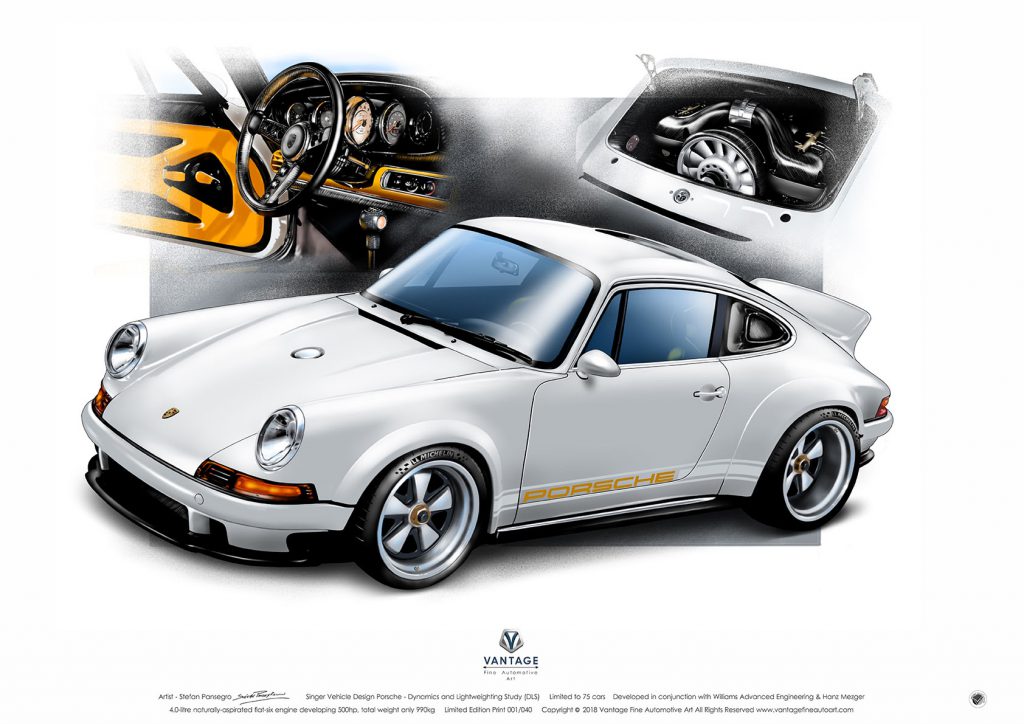 Singer Porsche DLS Prints - RSA Made