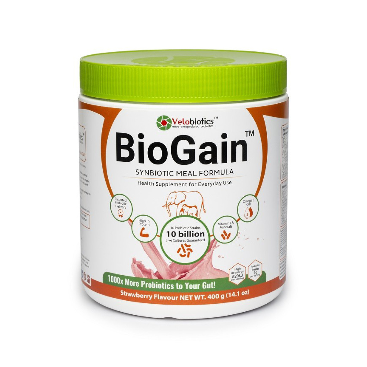 BioGain Probiotics Meal Replacement for Healing and Recovery 400g ...