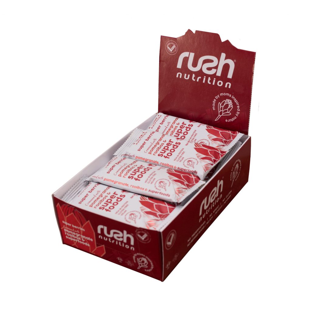 Rush Super Berries Bar 45g x 20 - RSA Made