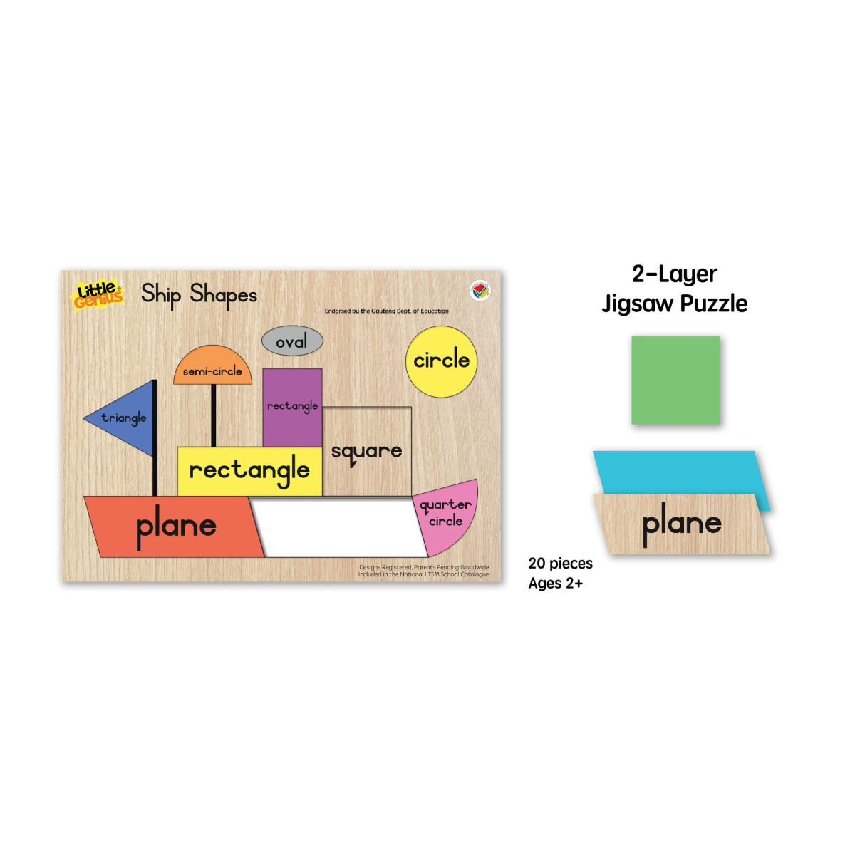 "Ship Shapes" Puzzle - RSA Made