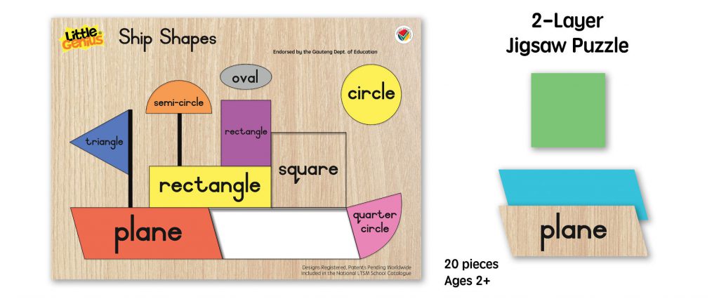 "Ship Shapes" Puzzle - RSA Made