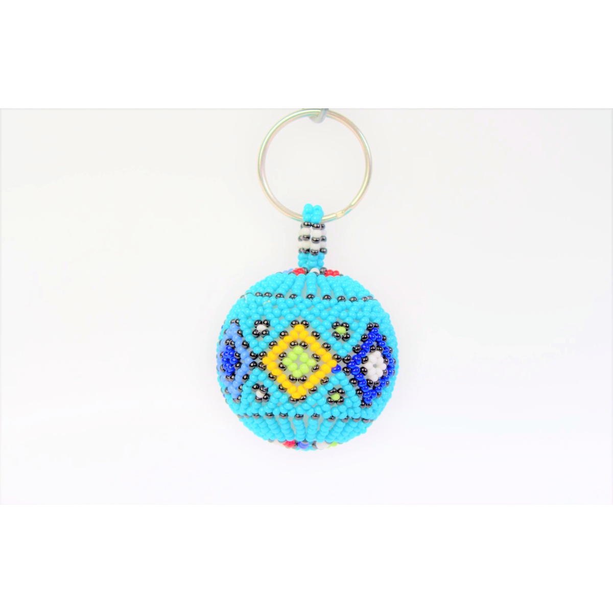 Beaded Ball Key Ring - RSA Made