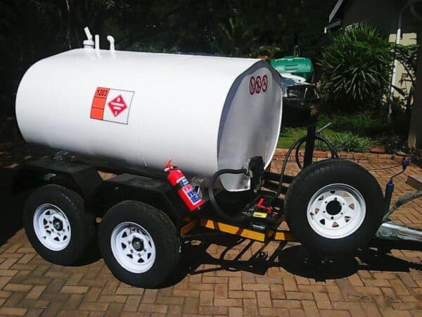 500lt Diesel Bowser (Polyethylene Tank) - With Mechanical Flow Meter ...
